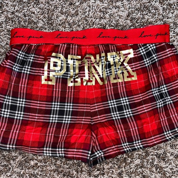 PINK Victoria's Secret | Intimates & Sleepwear | Vs Pink Sleep Shorts ...